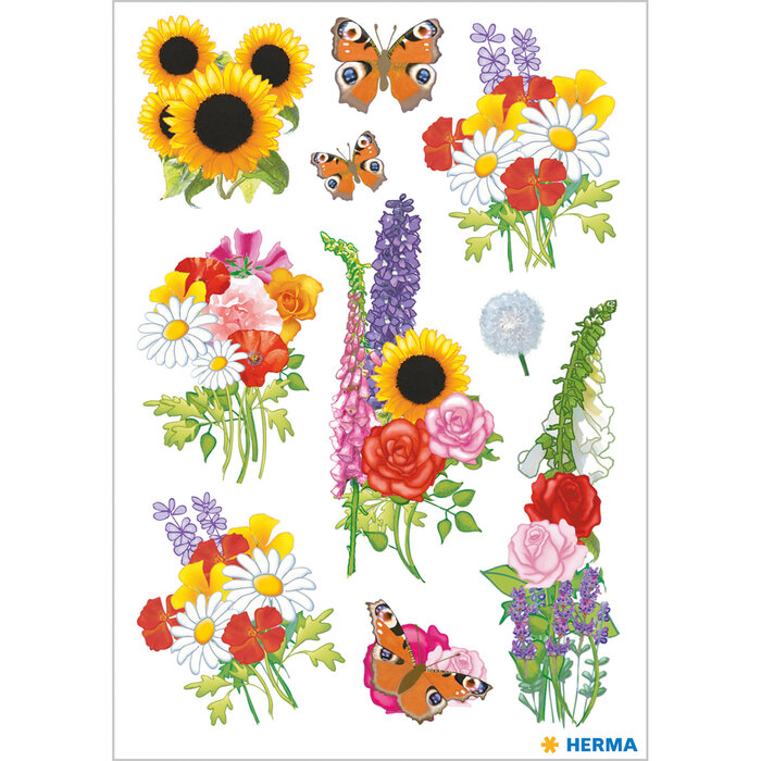 Blumen-Sticker