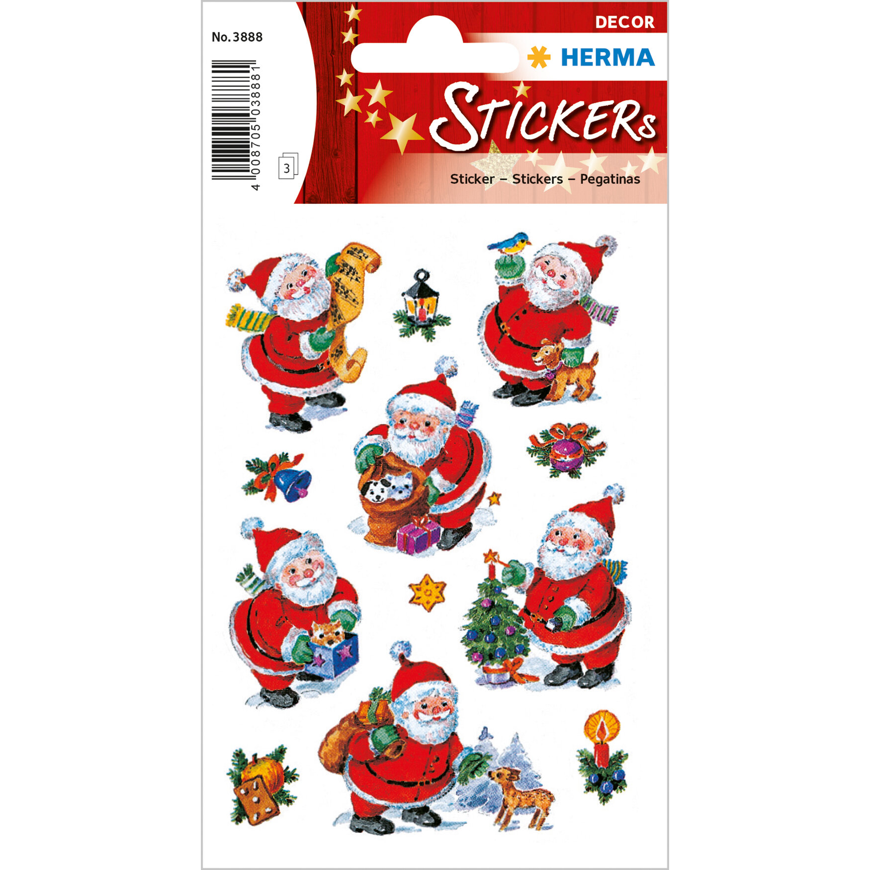 Set Weihnachtssticker