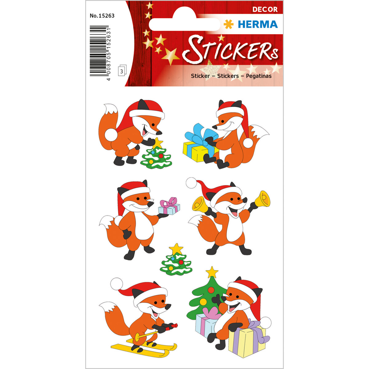 Set Weihnachtssticker