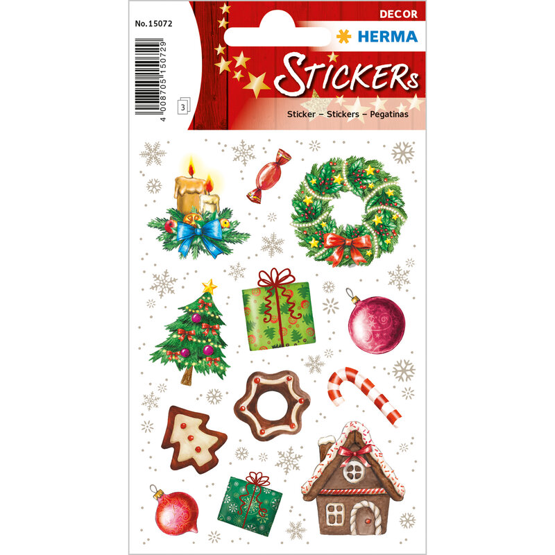 Set Weihnachtssticker
